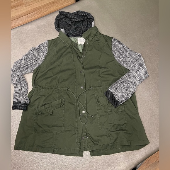 torrid | Jackets & Coats | Torrid Twill Fabric Mixed Anorak Size 1x ...